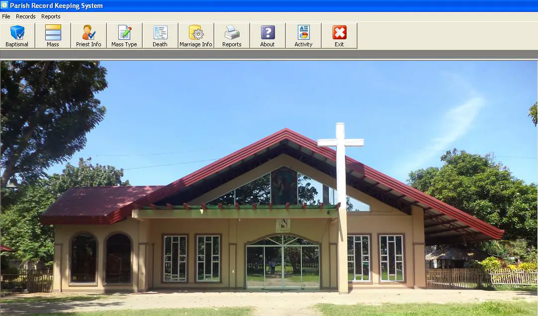 Parish Record Keeping System in Visual Basic 6.0