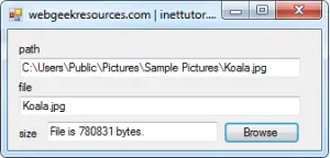 Open File Dialog in Visual Basic .Net - iNetTutor.com