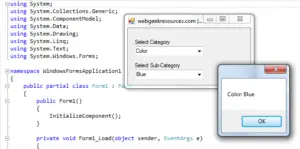 ComboBox in C# - iNetTutor.com