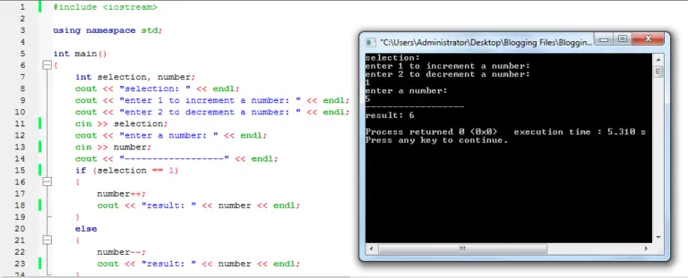 Increment-Decrement a number in C++ - iNetTutor.com Increment-Decrement a number in C++ - iNetTutor.com
