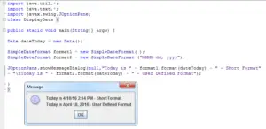 Display Date and Time in Java - iNetTutor.com