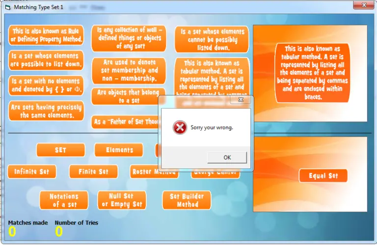 Matching Type Game in Visual Basic - iNetTutor.com