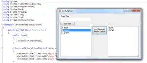 CheckListBox in C# - iNetTutor.com