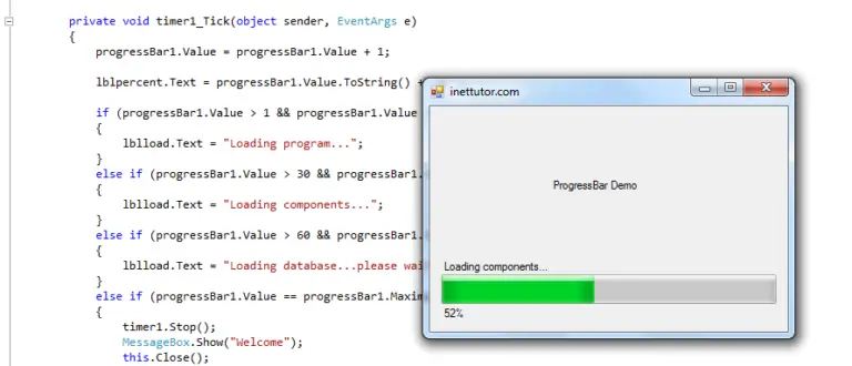 Progressbar Demo In C 3603