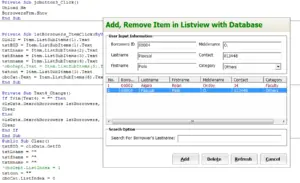 Add, Remove item in Listview with database - iNetTutor.com