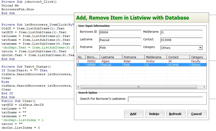 Add, Remove item in Listview with database - iNetTutor.com Add, Remove item in Listview with database - iNetTutor.com
