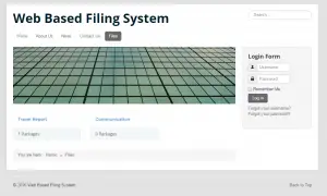 Web Based File Management System