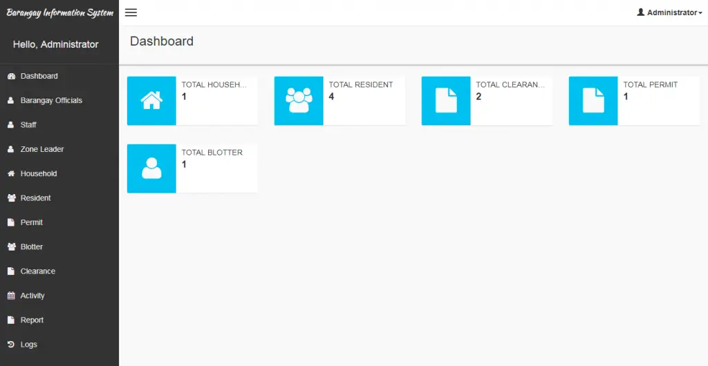 Web Based Barangay Management System With Mobile App Support Application