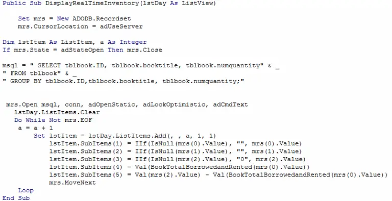 Library System Database Design
