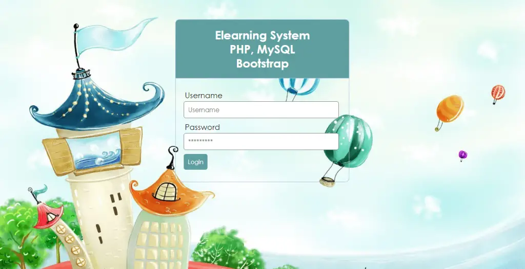 Elearning System for Filipino using PHP and MySQL