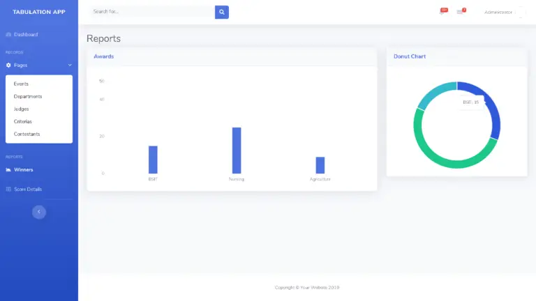 Tabulation System in PHP, MySQL and Bootstrap Capstone Project