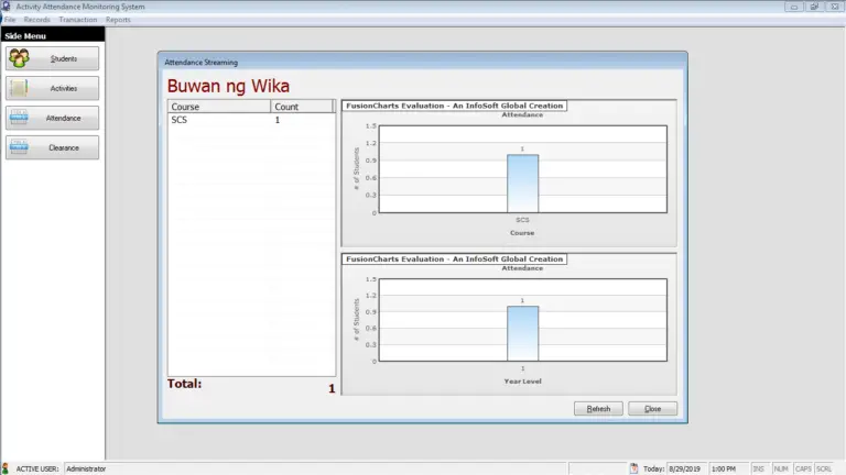 Barcode Based Activity Attendance System in Visual Basic