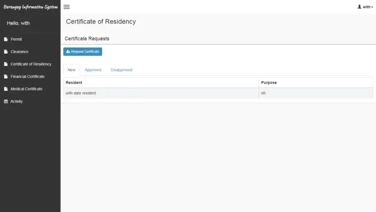 City Wide Barangay Management System in PHP and MySQL