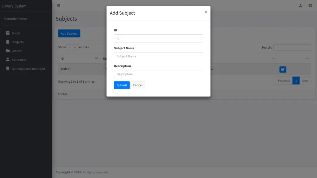 Library System In Php And Mysql User Interface 8281