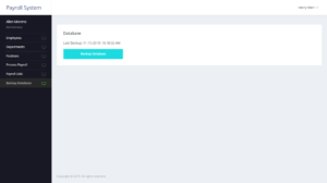 Payroll System in PHP and MySQL User Interface