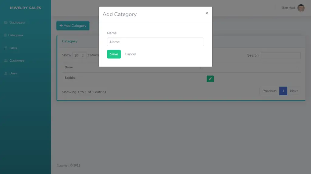 Jewelry Sales Accounting and Appraisal System User Interface in PHP and ...