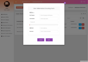 Asset Management System User Interface in Bootstrap and PHP