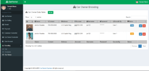 Car Rental System User Interface in Bootstrap and PHP
