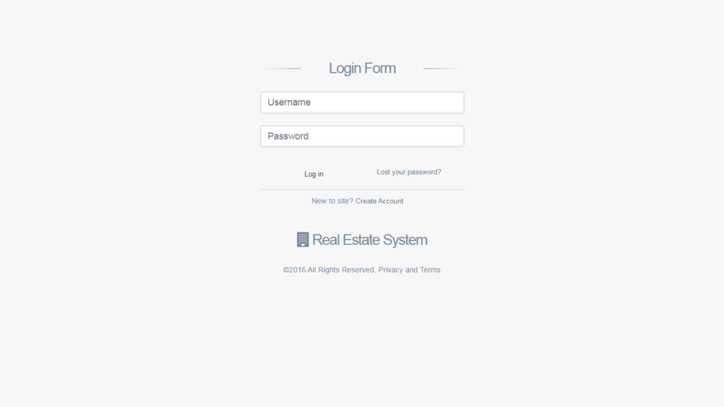 Online Real Estate System Free Template Source code in Bootstrap ...