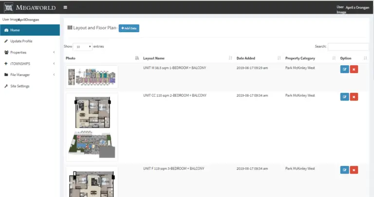 Property Management with Content Management System in PHP and MySQL
