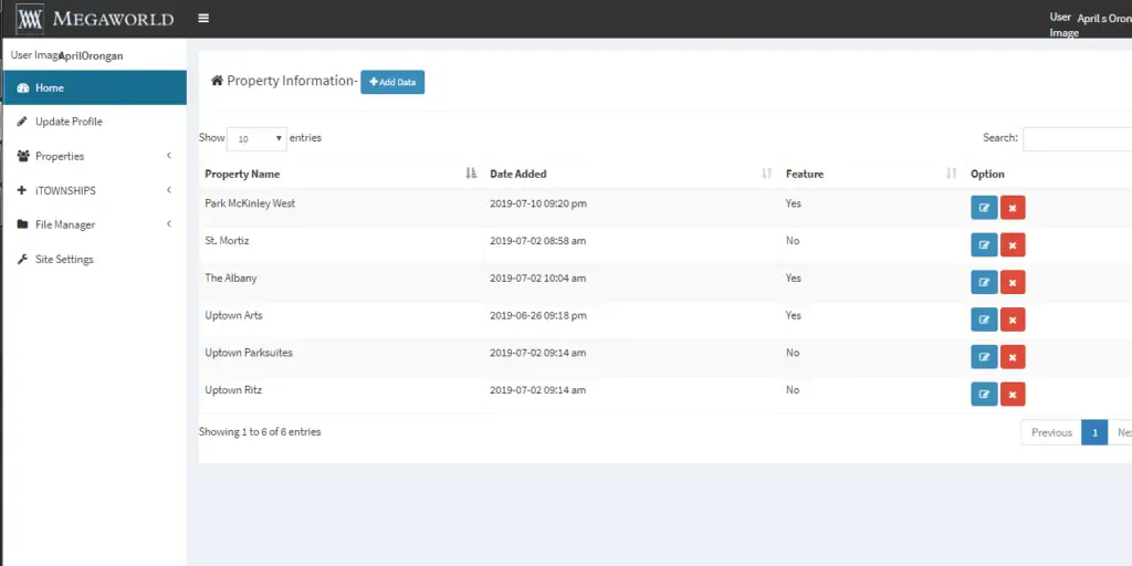 Property Management with Content Management System in PHP and MySQL