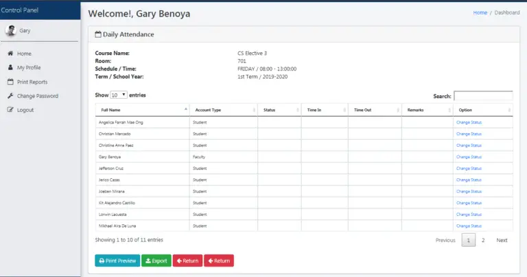 RFID Based Online Attendance with SMS in PHP, MySQL and Bootstrap
