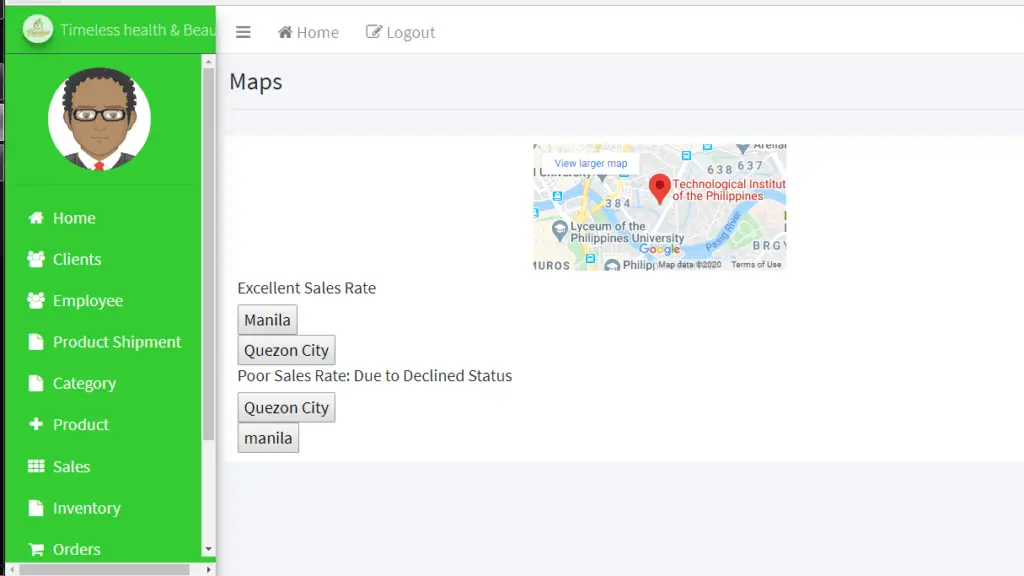 Sales and Inventory with Decision Support System in PHP and MySQL