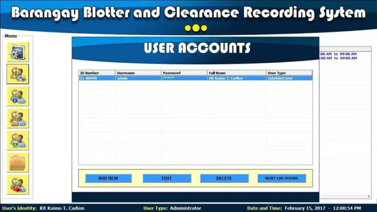 Barangay Blotter and Clearance System
