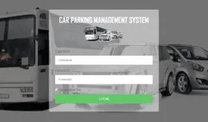 Car Parking System in PHP MySQL and Bootstrap