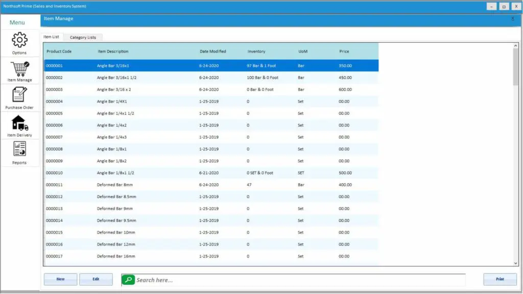 Sales and Inventory System in Visual Basic .Net