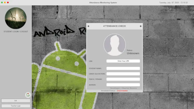 Attendance Monitoring System in VB.Net