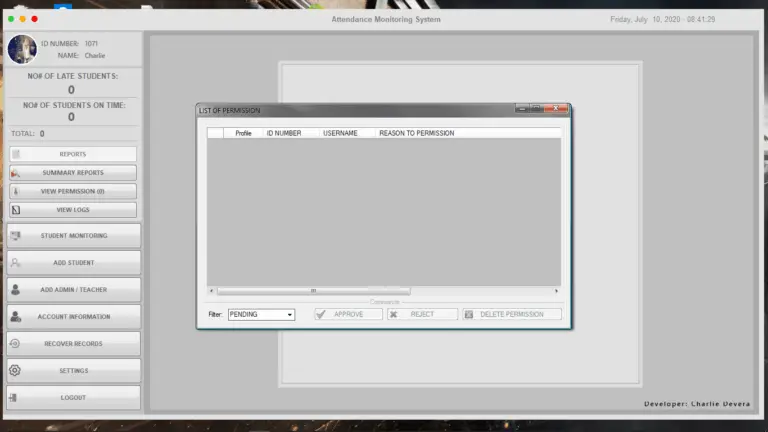 Attendance Monitoring System in VB.Net