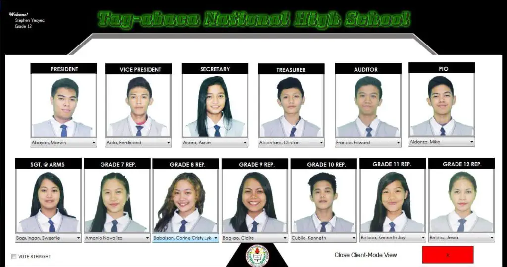 Automated Voting System for High School in C# and MySQL Automated Voting System for High School in C# and MySQL