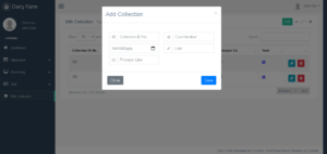 Dairy Farm Management System in PHP and Bootstrap