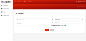 Image Gallery Web Application in PHP and Bootstrap
