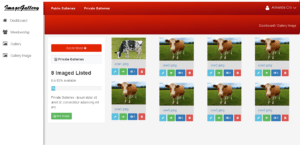 Image Gallery Web Application in PHP and Bootstrap