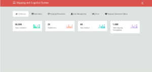 Shipping and Logistics System in PHP and Bootstrap Free Download