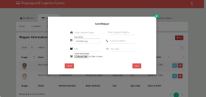 Shipping and Logistics System in PHP and Bootstrap Free Download