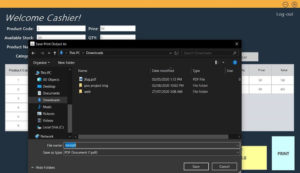 Java Swing Framework Point of Sale for Fast Food