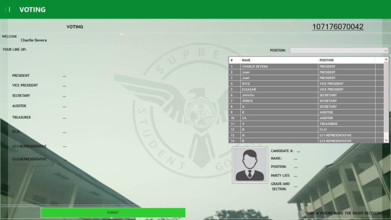 Senior High School Voting System in VB.Net