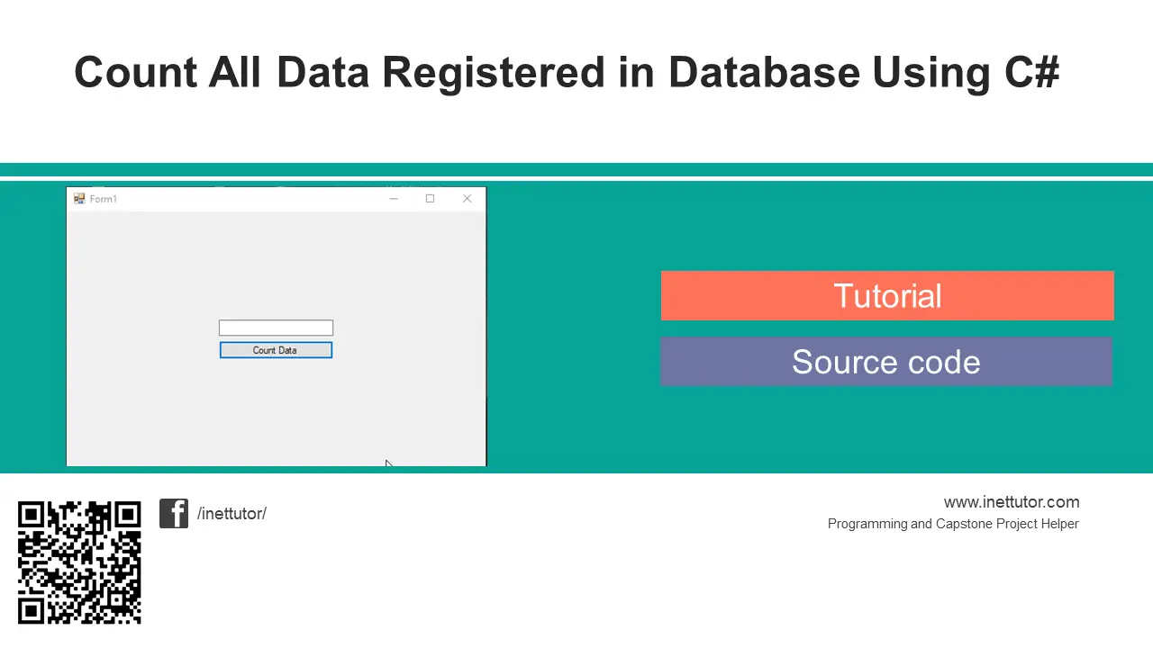 Count All Data Registered In Database Using C 