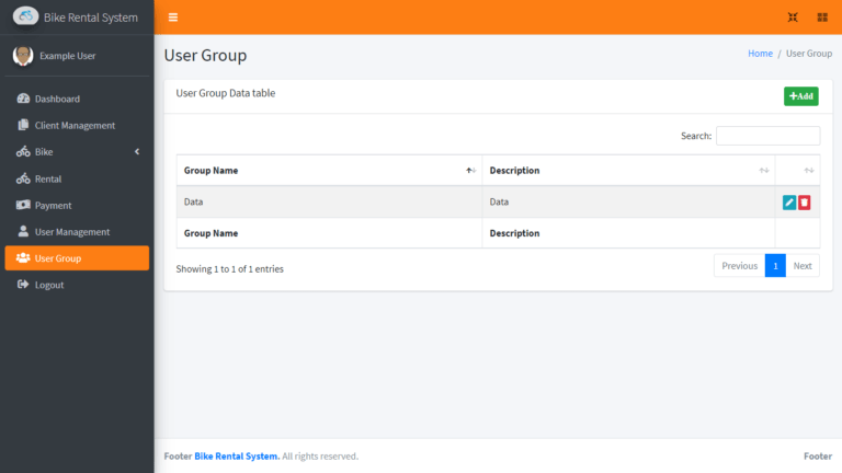 Bike Rental System Free Template in PHP and Bootstrap - iNetTutor.com