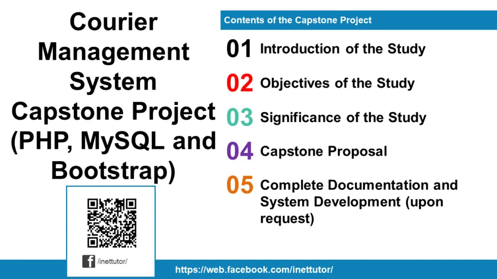 Courier Management System Capstone Project - iNetTutor.com