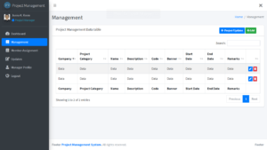 Project Management System Free Download Bootstrap Template