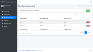 Project Management System Free Download Bootstrap Template