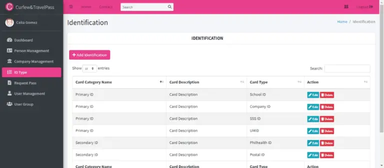 Curfew And Travel Pass Information System Free Template 2025