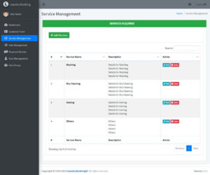 Laundry Shop Management System Free Download Bootstrap Template ...
