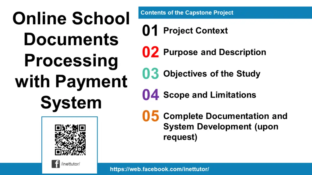 Online School Documents Processing with Payment System - Free Capstone 2025