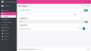 Pet shop Management System Free Download Bootstrap Template - iNetTutor ...