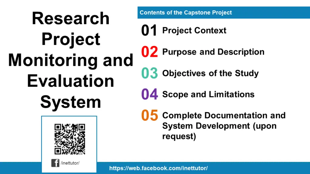 Research Project Monitoring and Evaluation System - Free Capstone 2025